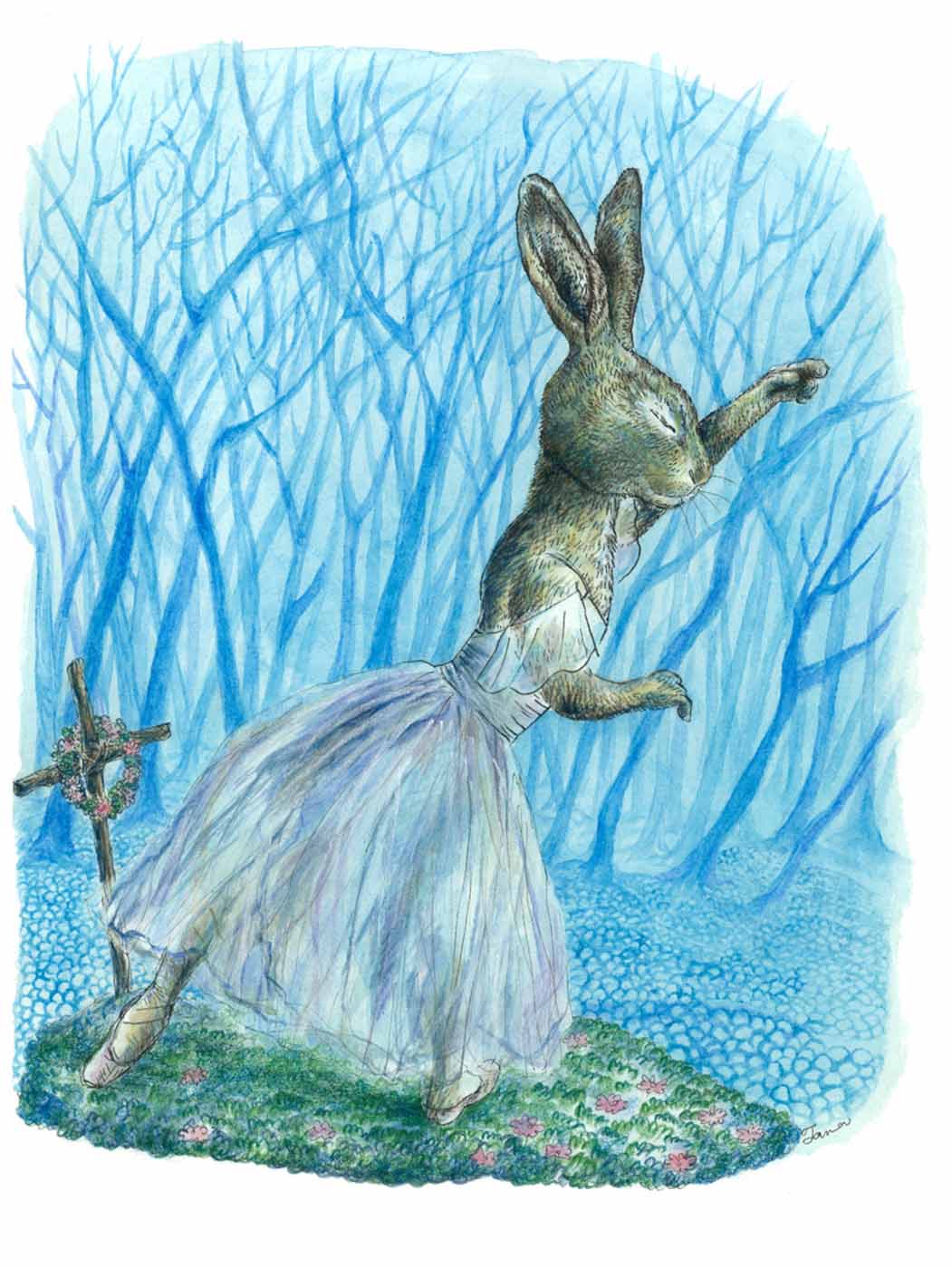9-Giselle’s Entrance 2 – Tama Illustration