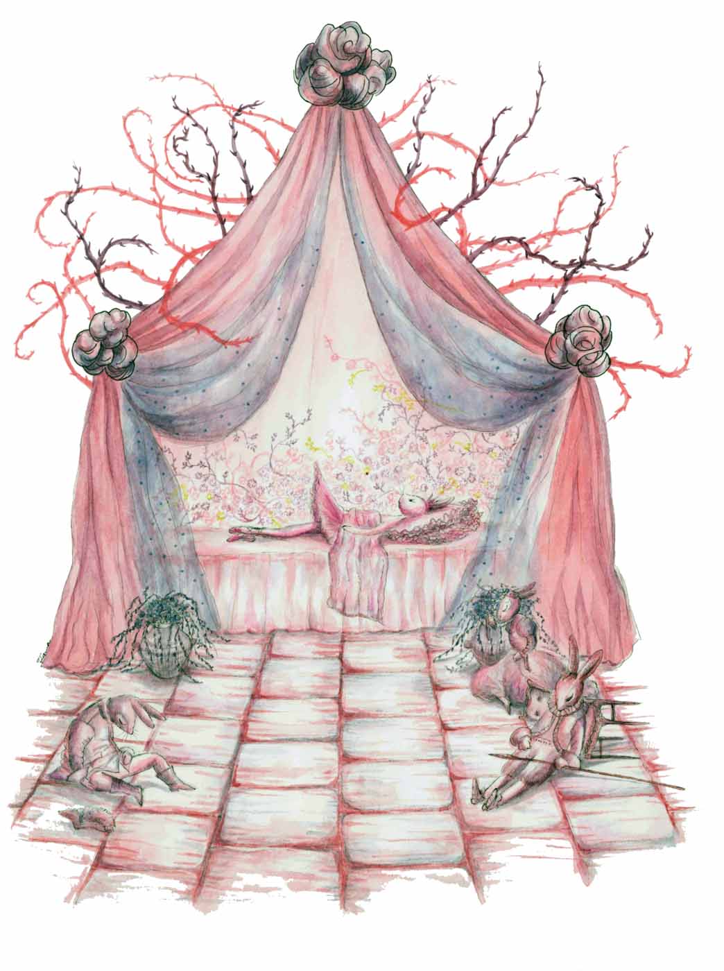 Sleeping Beauty – Tama Illustration